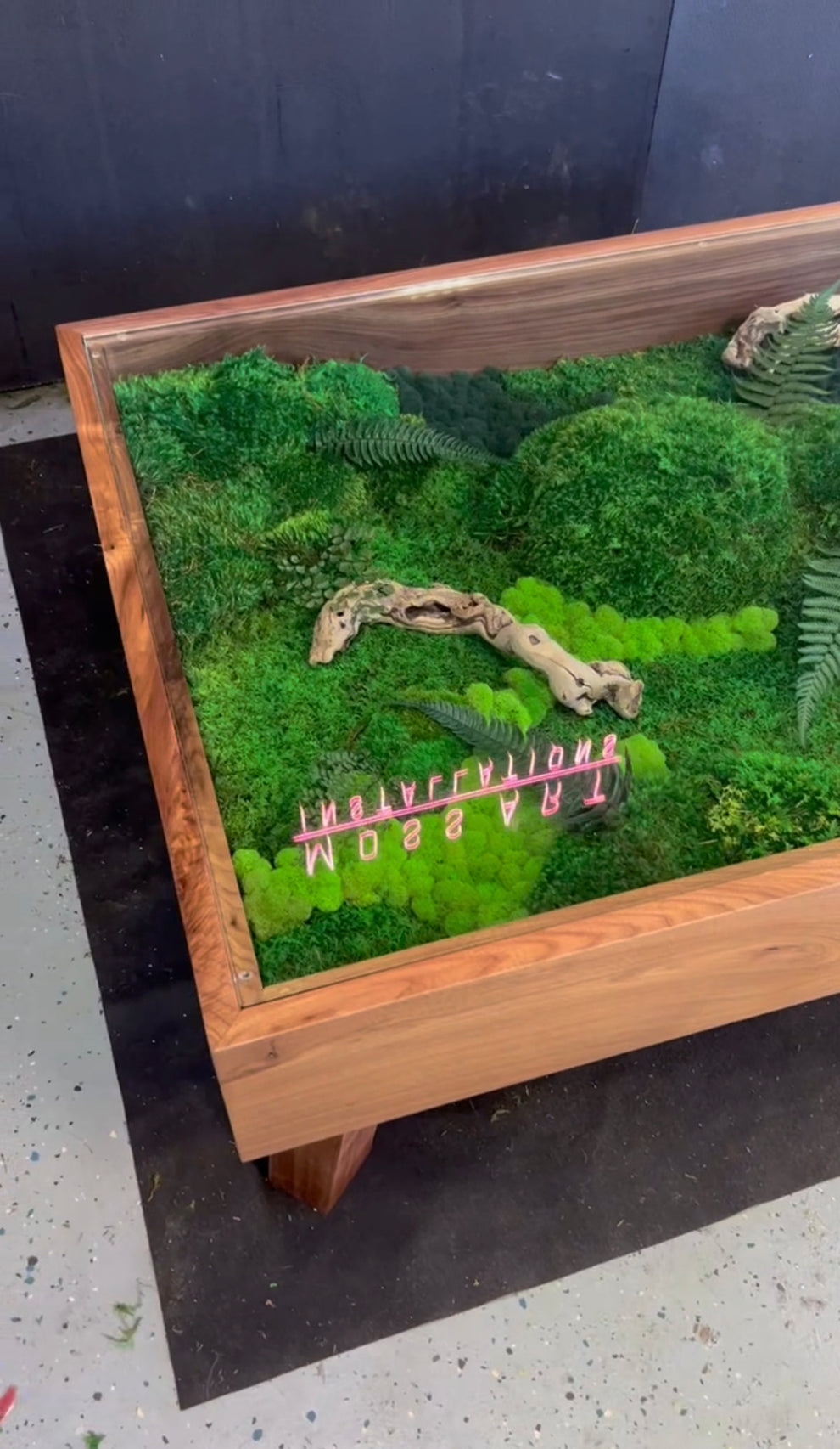 Moss Coffee Table – MossArtInstallations